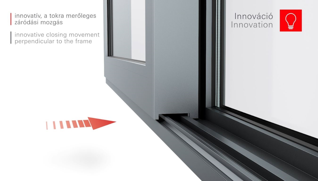 Újabb innováció a KNS-nél: HS INOWA – emelő-toló szerkezetek - KNS Okna